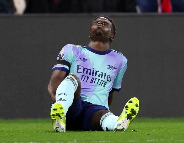 Bukayo Saka: Les Ferdinand claims Arsenal star's injury is 'perfectly ...