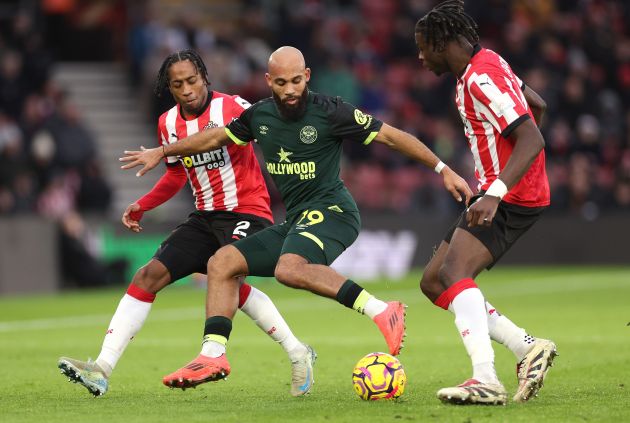 Bryan Mbeumo is set for a move across London to Arsenal this month