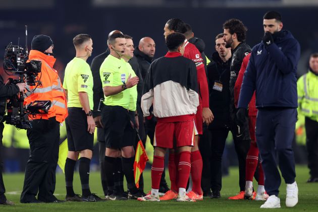 Michael Oliver got it wrong in the Merseyside derby says PGMOL chief