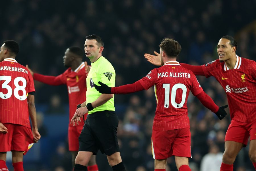Michael Oliver got it wrong in the Merseyside derby says PGMOL chief