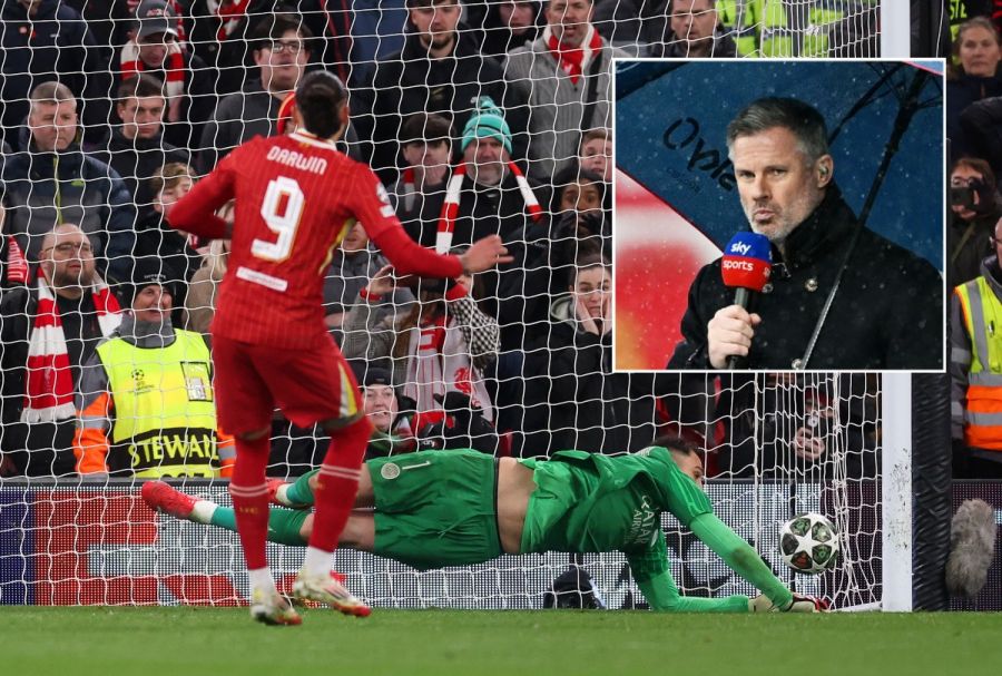 Jamie Carragher on PSG advantag over Liverpool on penalties