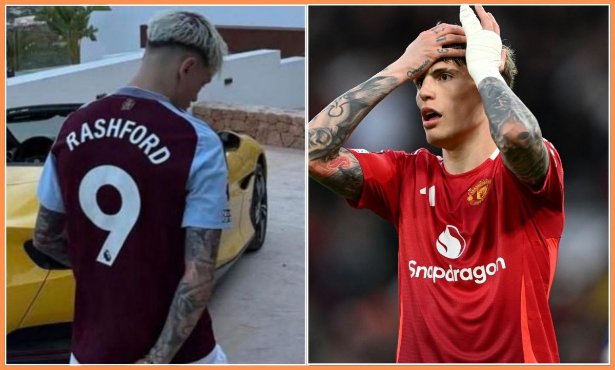 Alejandro Garnacho slammed for Aston Villa shirt incident