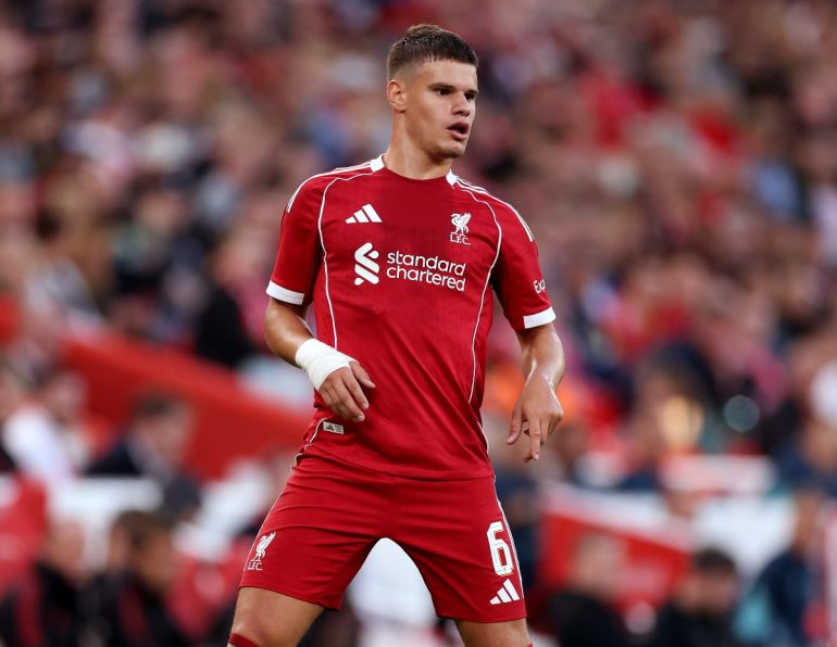 Liverpool boss Arne Slot could prefer Robertson over Kerkez at left-back