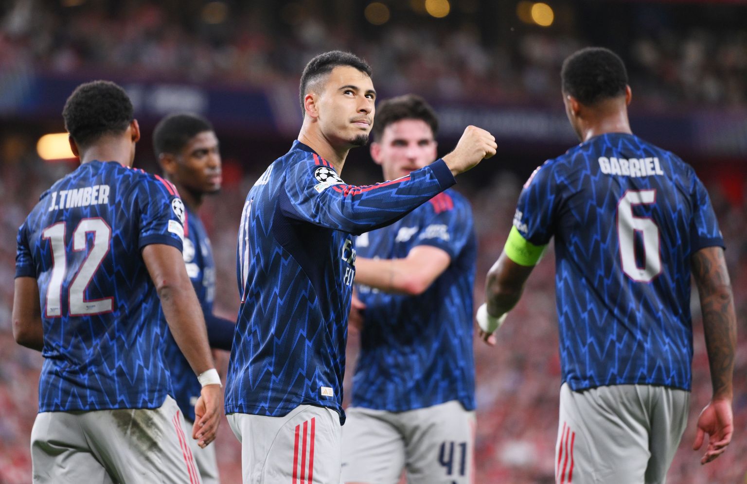 Watch: Gabriel Martinelli scores for Arsenal against Athletic Club Bilbao