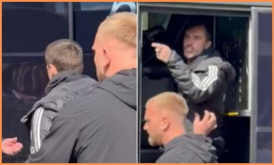 Harry Winks tells Leicester City fan to shut the f up